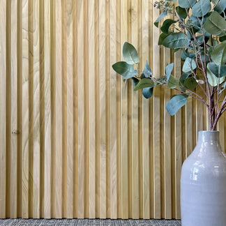 Wood Slat Wall Panels – Accent Walls | Real American Hardwood – The ...