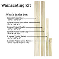 Board and Batten Wainscoting Kit – The Millwork Outlet