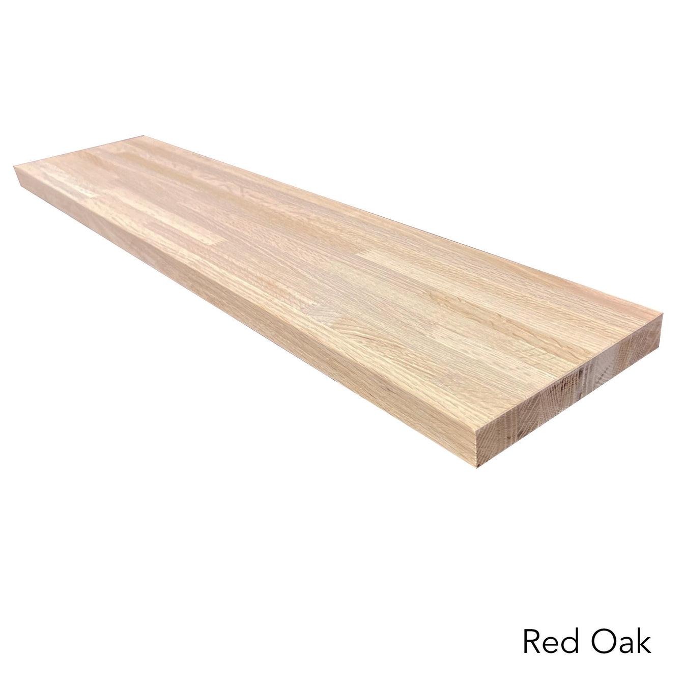 Butcher Block Wall Shelf - Red Oak, Warm & Durable – The Millwork Outlet