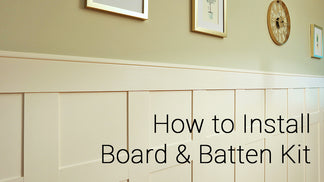 Board and Batten Wainscoting Kit - Easy DIY Accent Wall – The Millwork ...